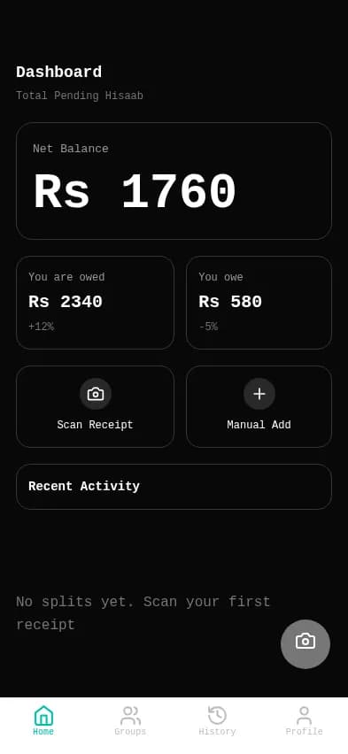 SplitReceipt App