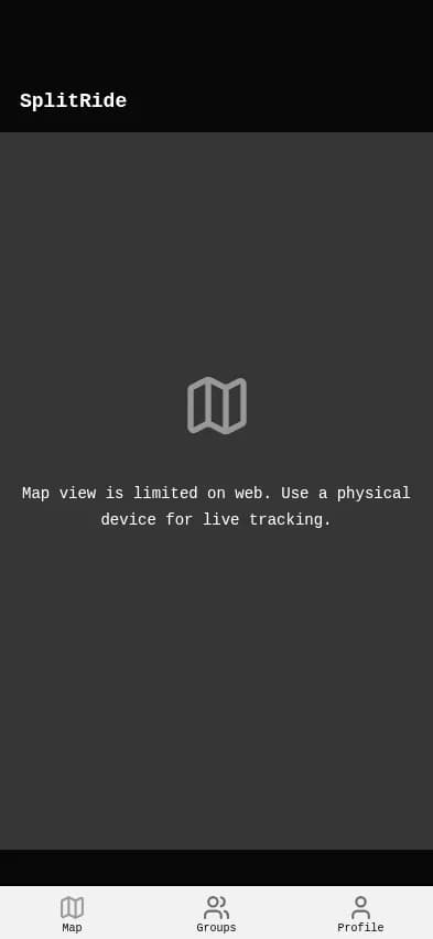 SplitRide Tracker