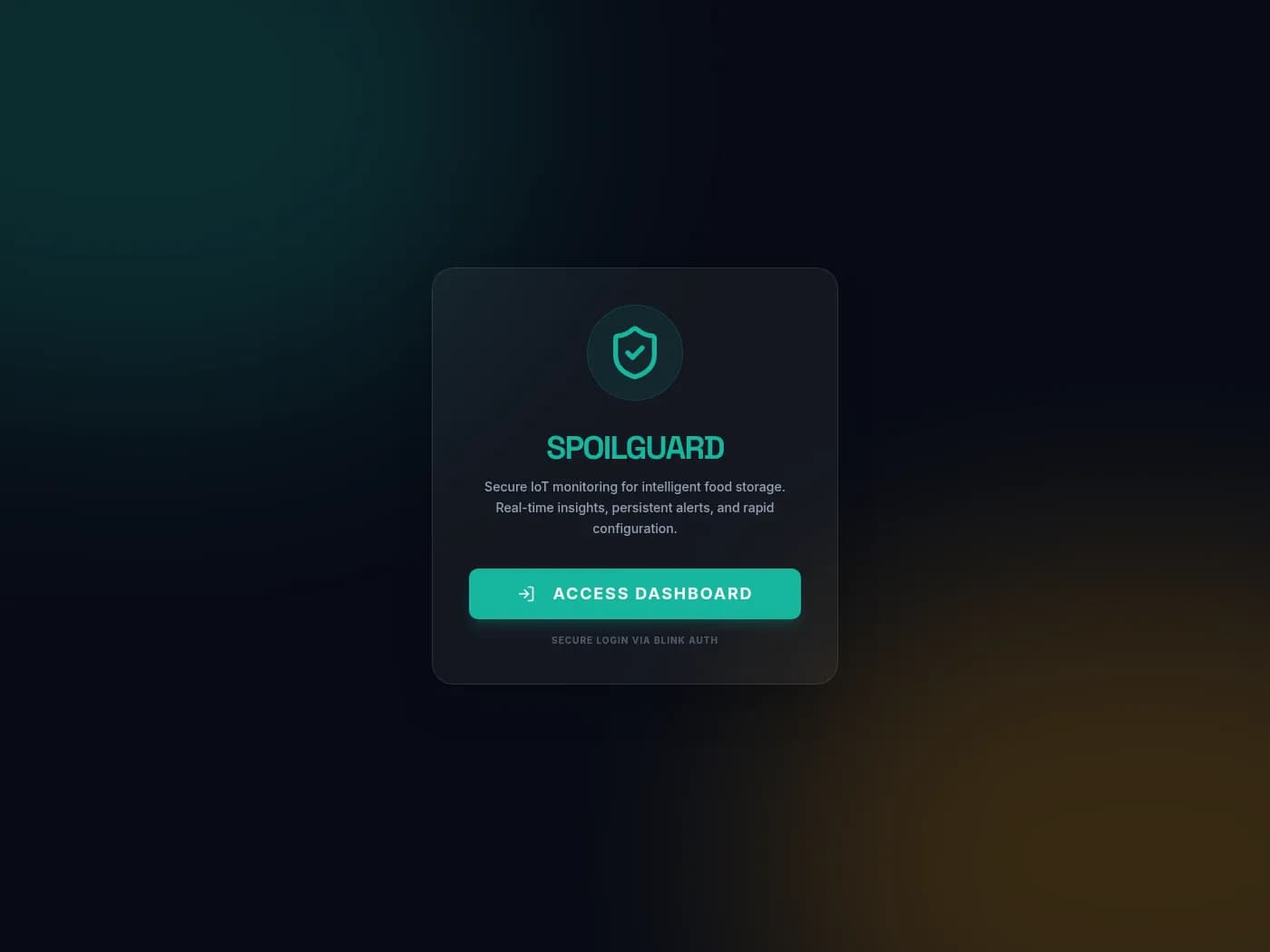 SpoilGuard Dashboard