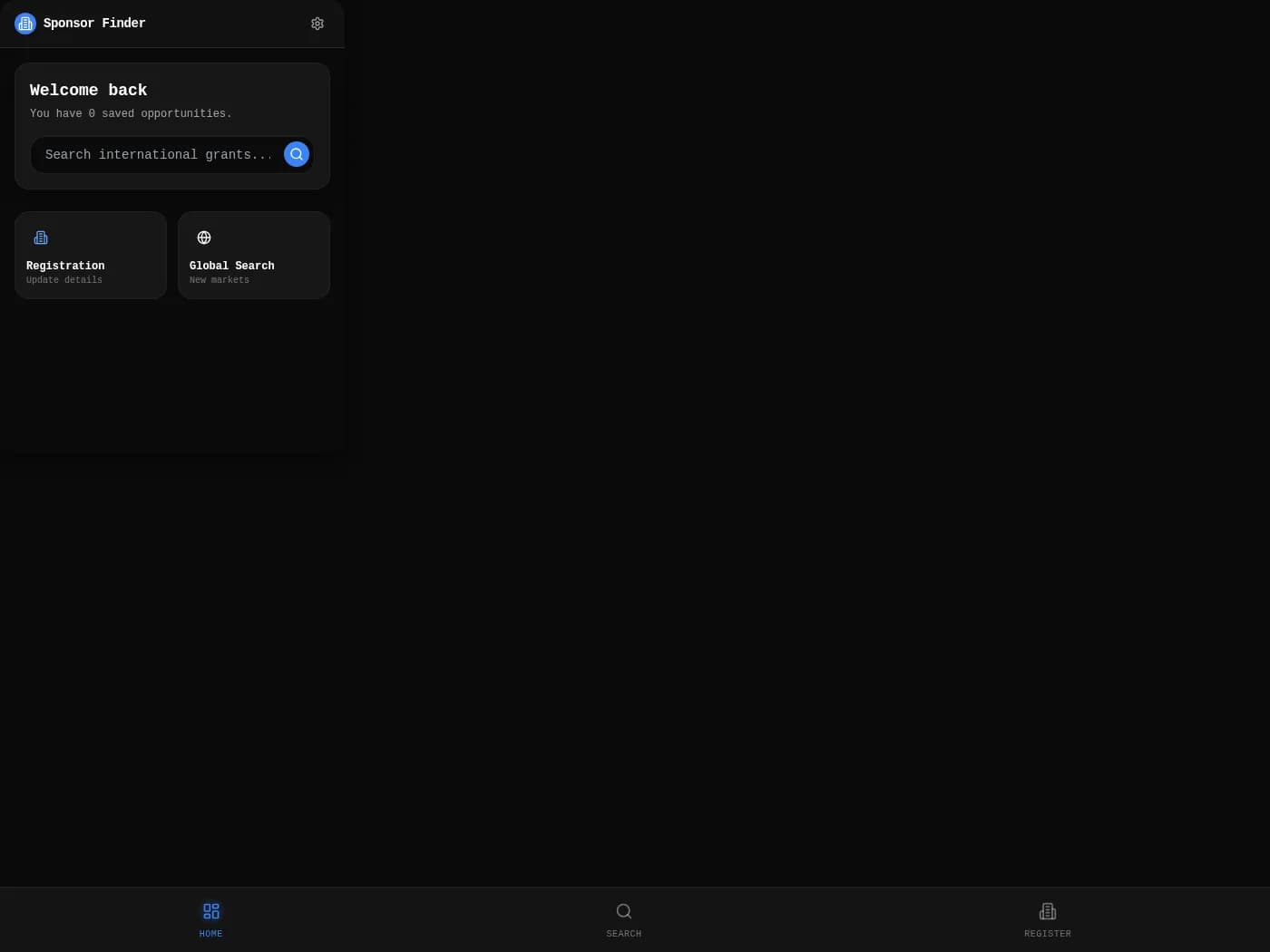 Sponsorship Finder Extension