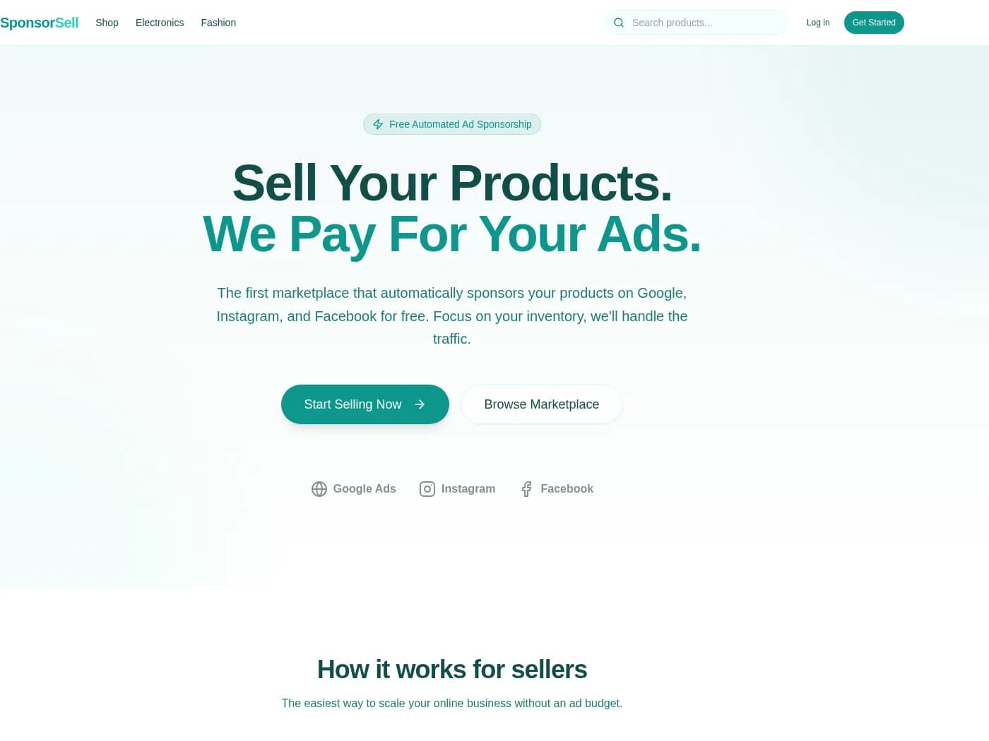 SponsorSell Marketplace