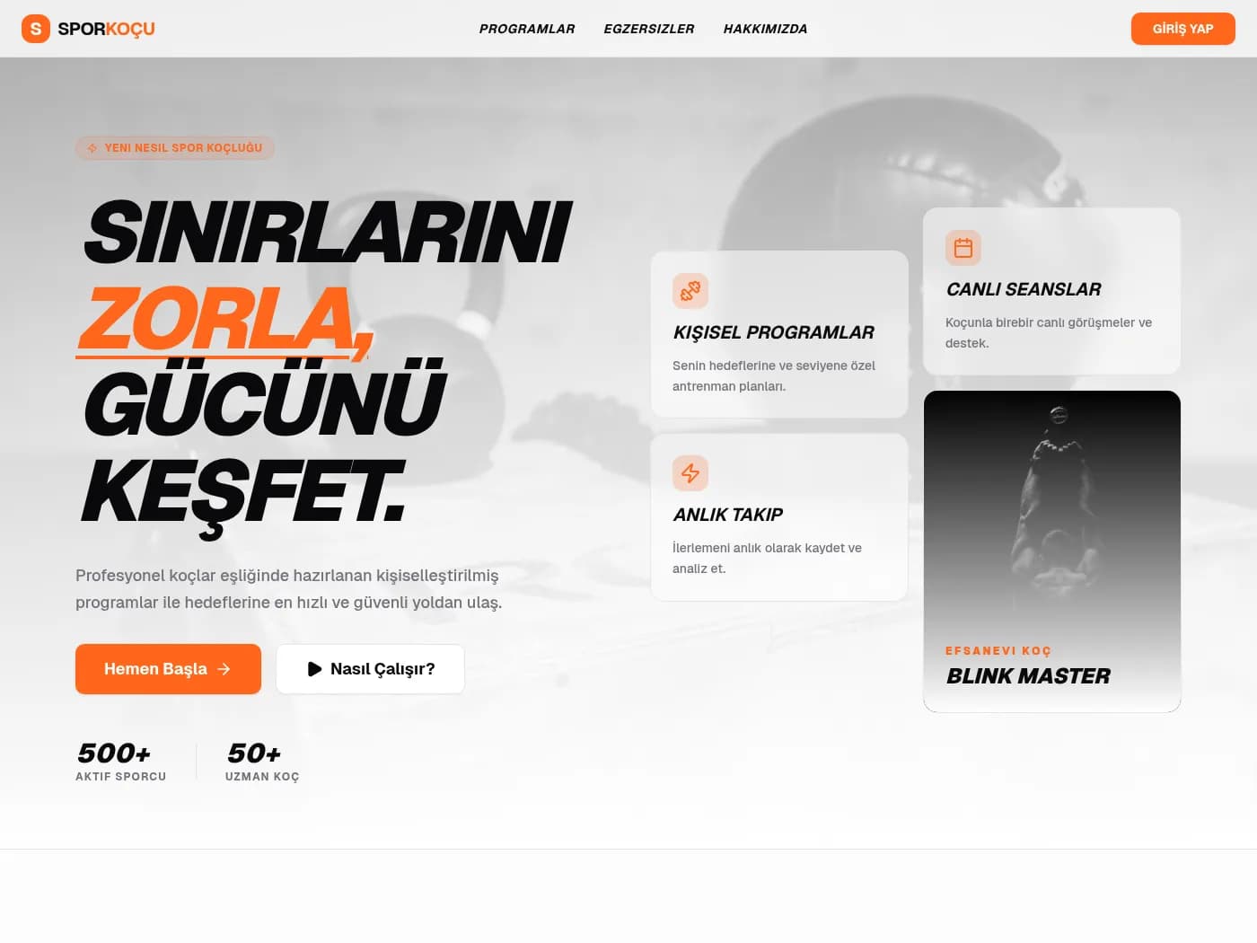 Spor Koçu Platformu