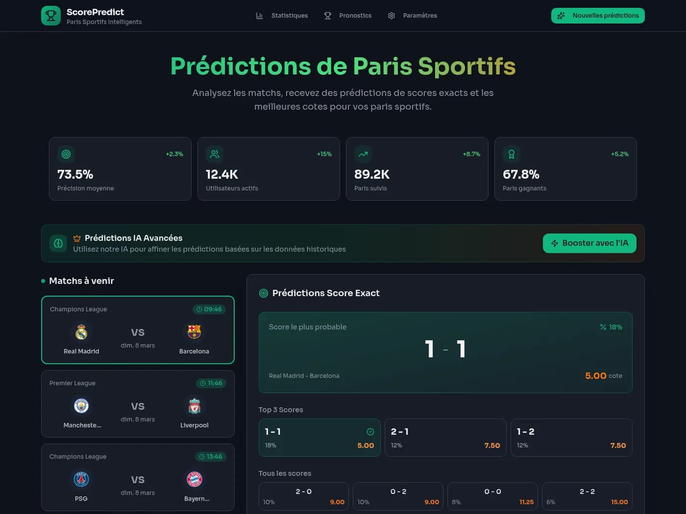 Exact Score Sports Bets