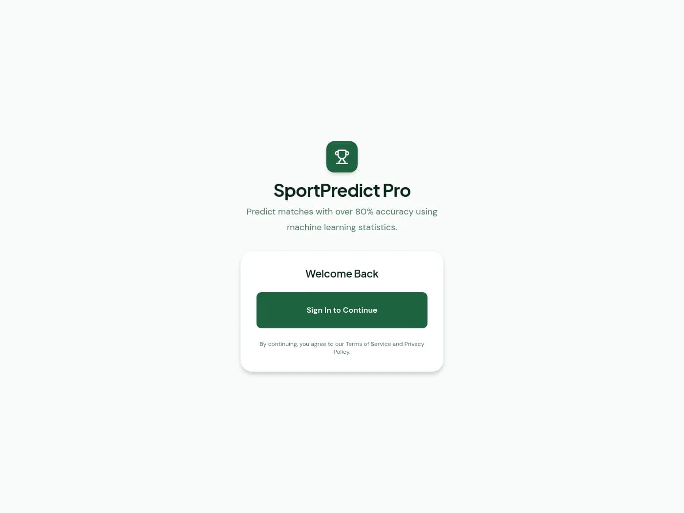 SportPredict Pro