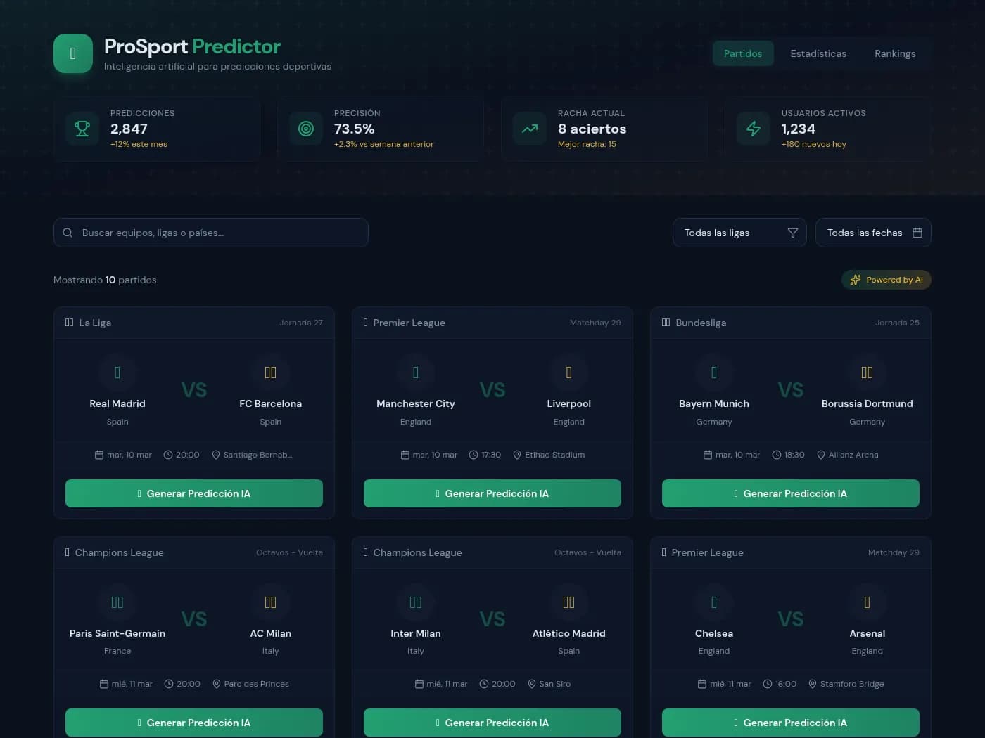 ProSport Predictor