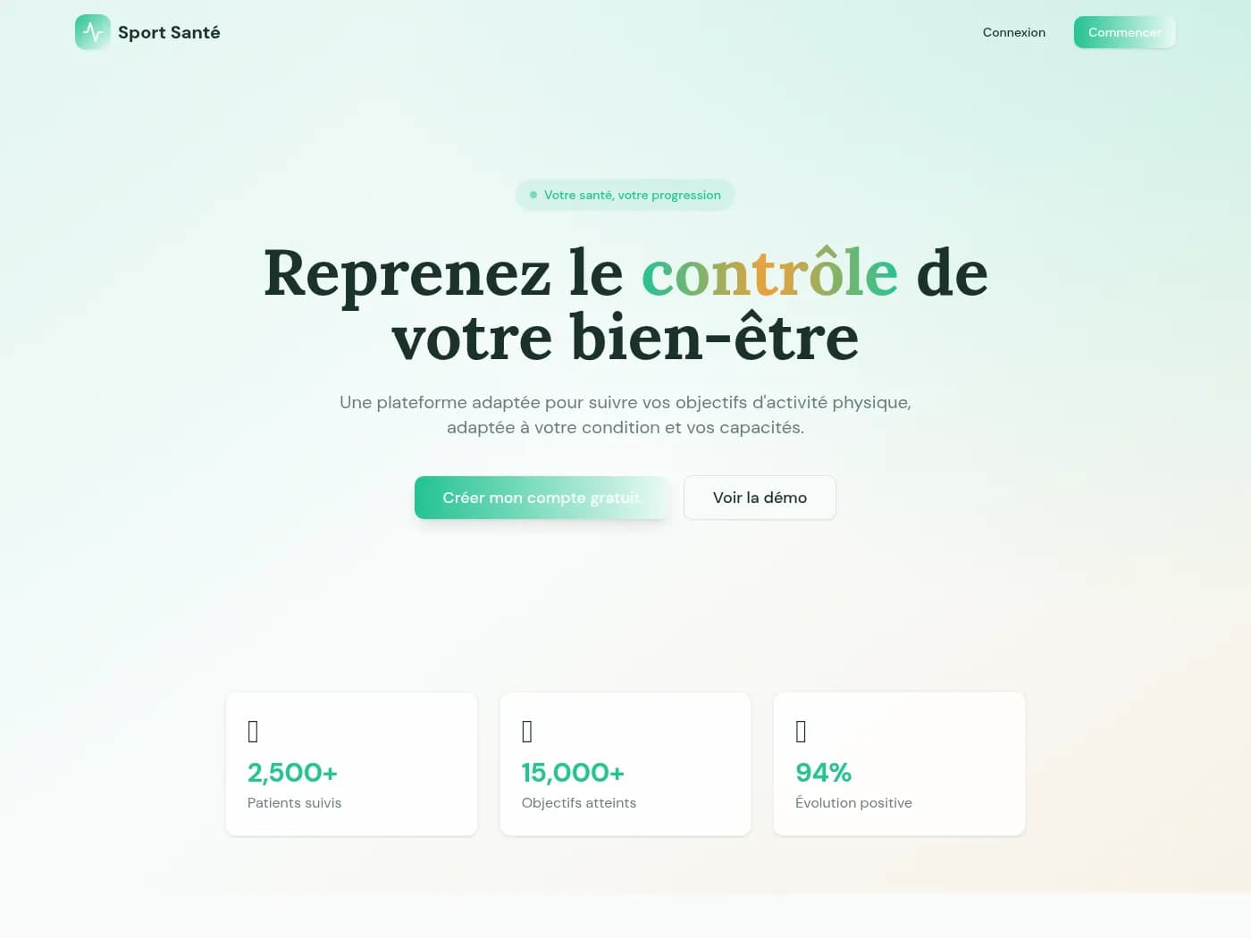 Sport Santé Tracker
