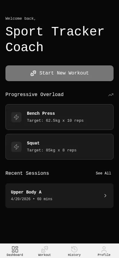 Sport Tracker Coach