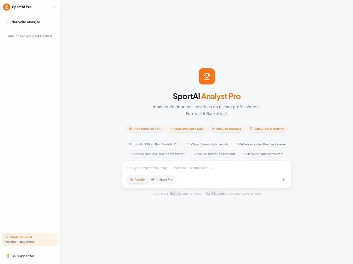 SportAI Analyst Pro