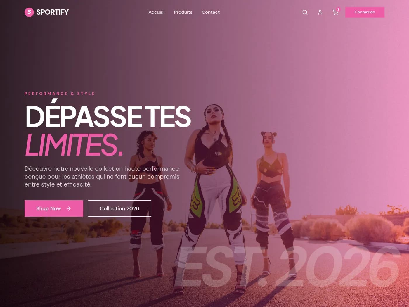 Sportify Home Page