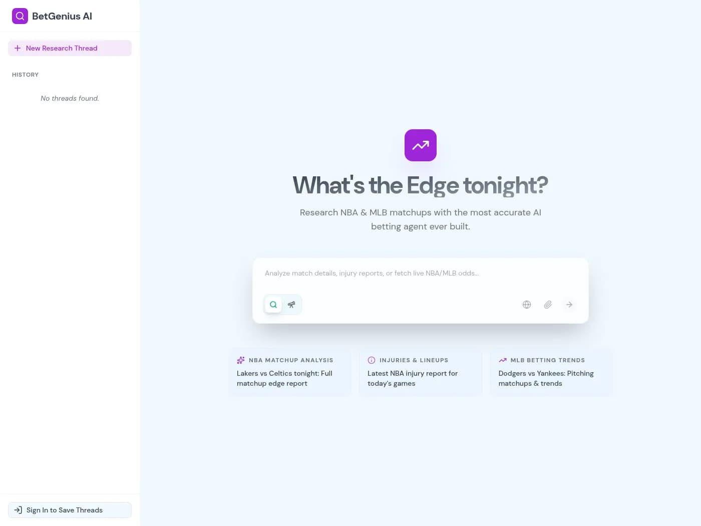 BetGenius AI Agent