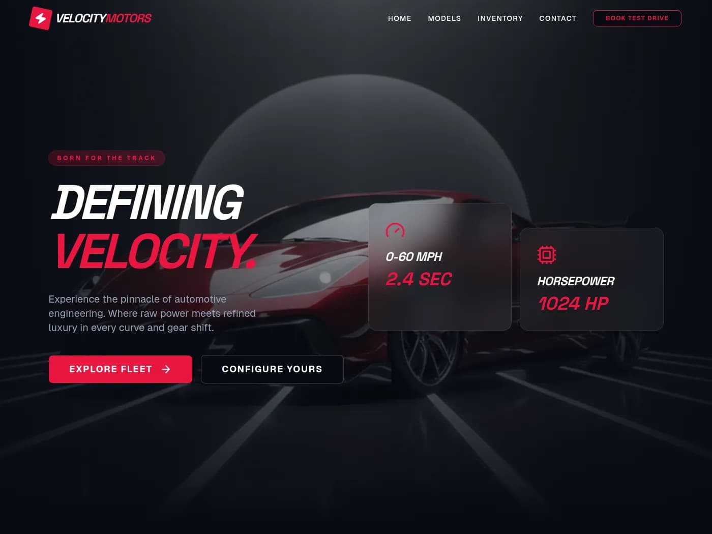 Velocity Motors Web