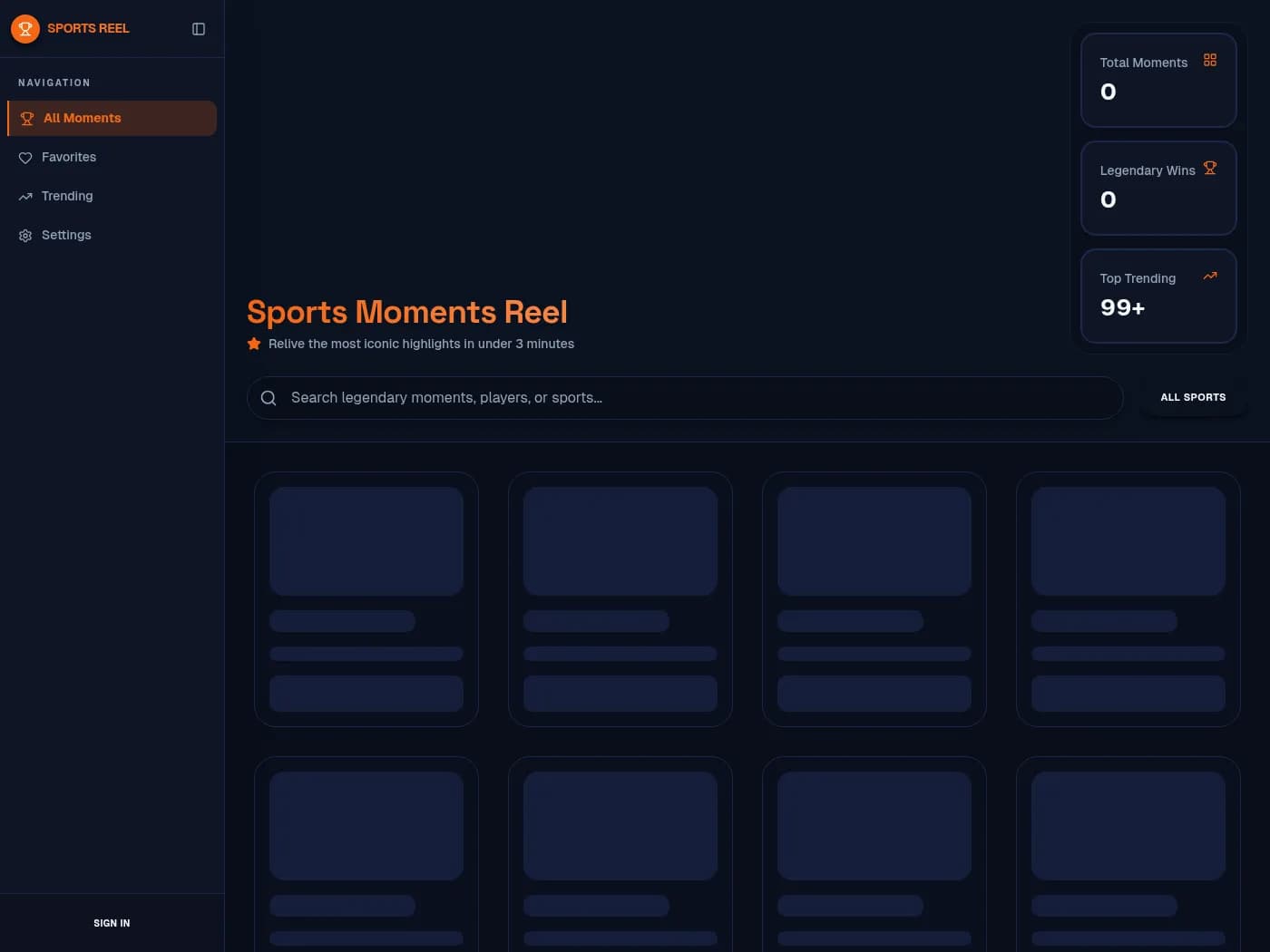 Sports Moments Reel