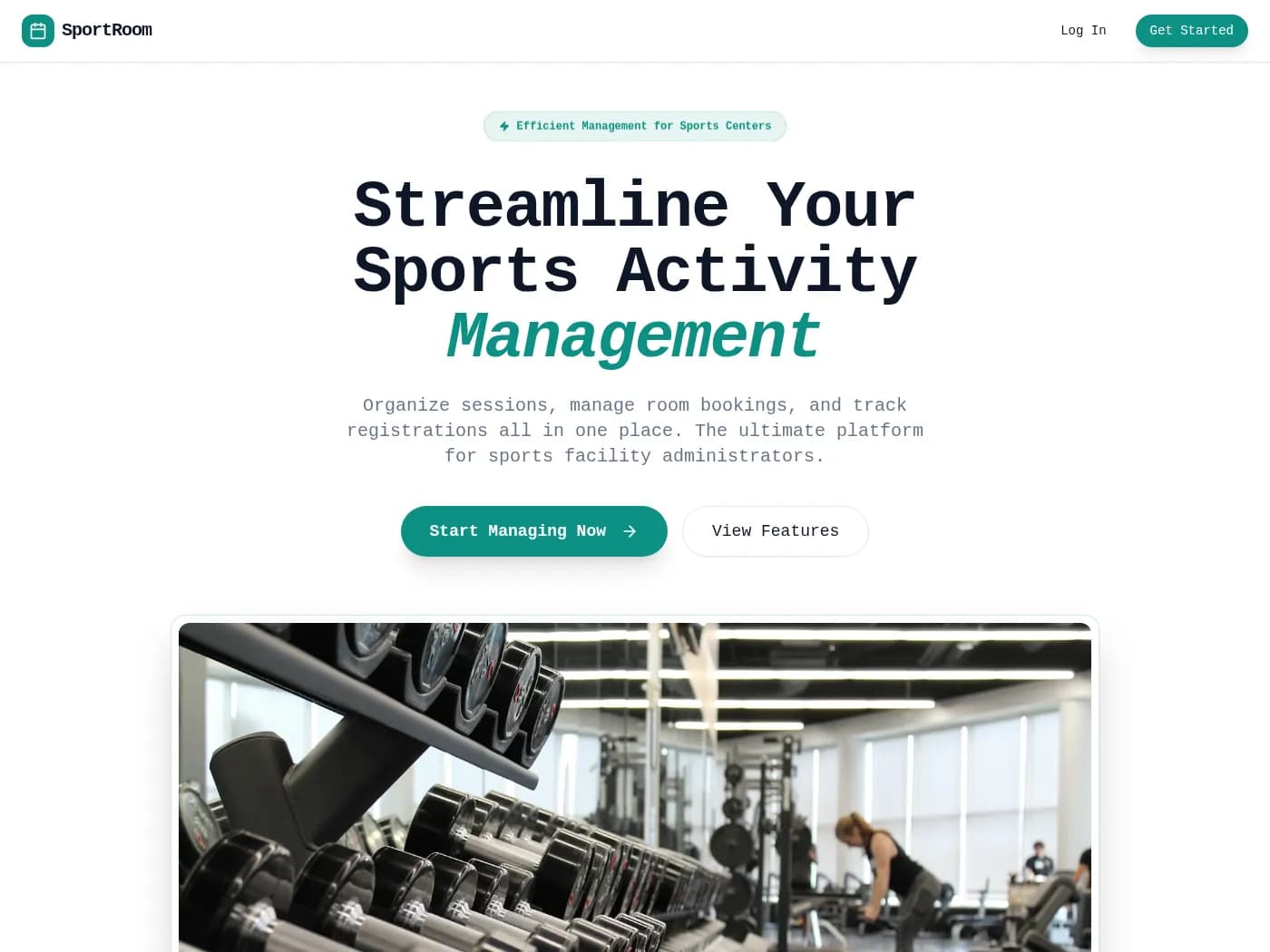 SportRoom Manager