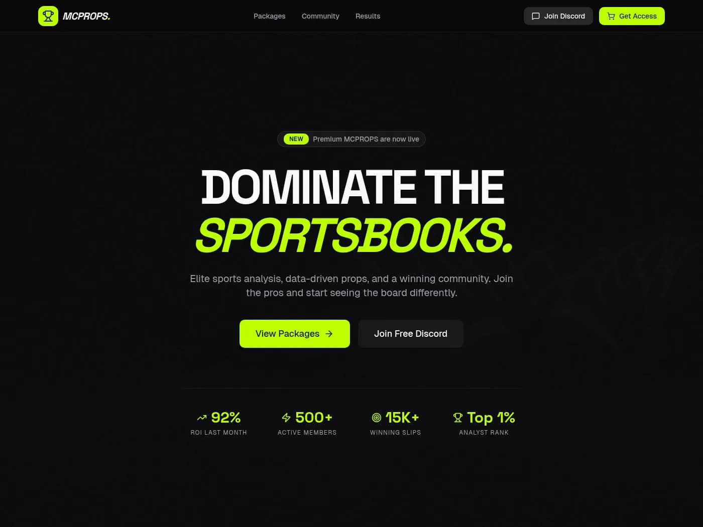 Sports Bettor Shop Site