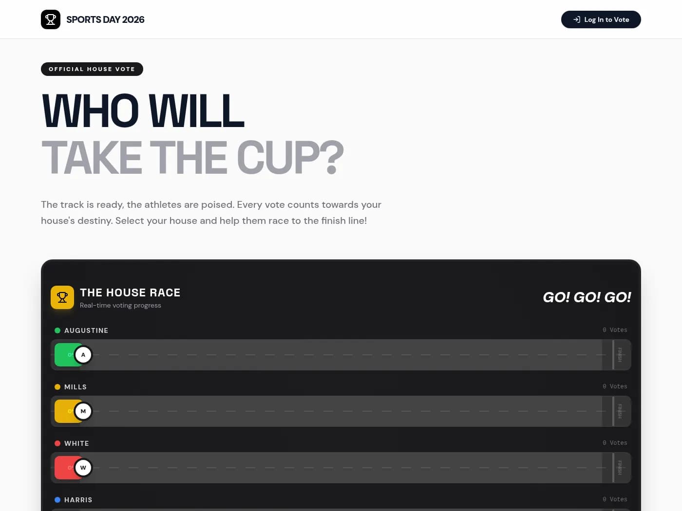 Sports Day House Vote