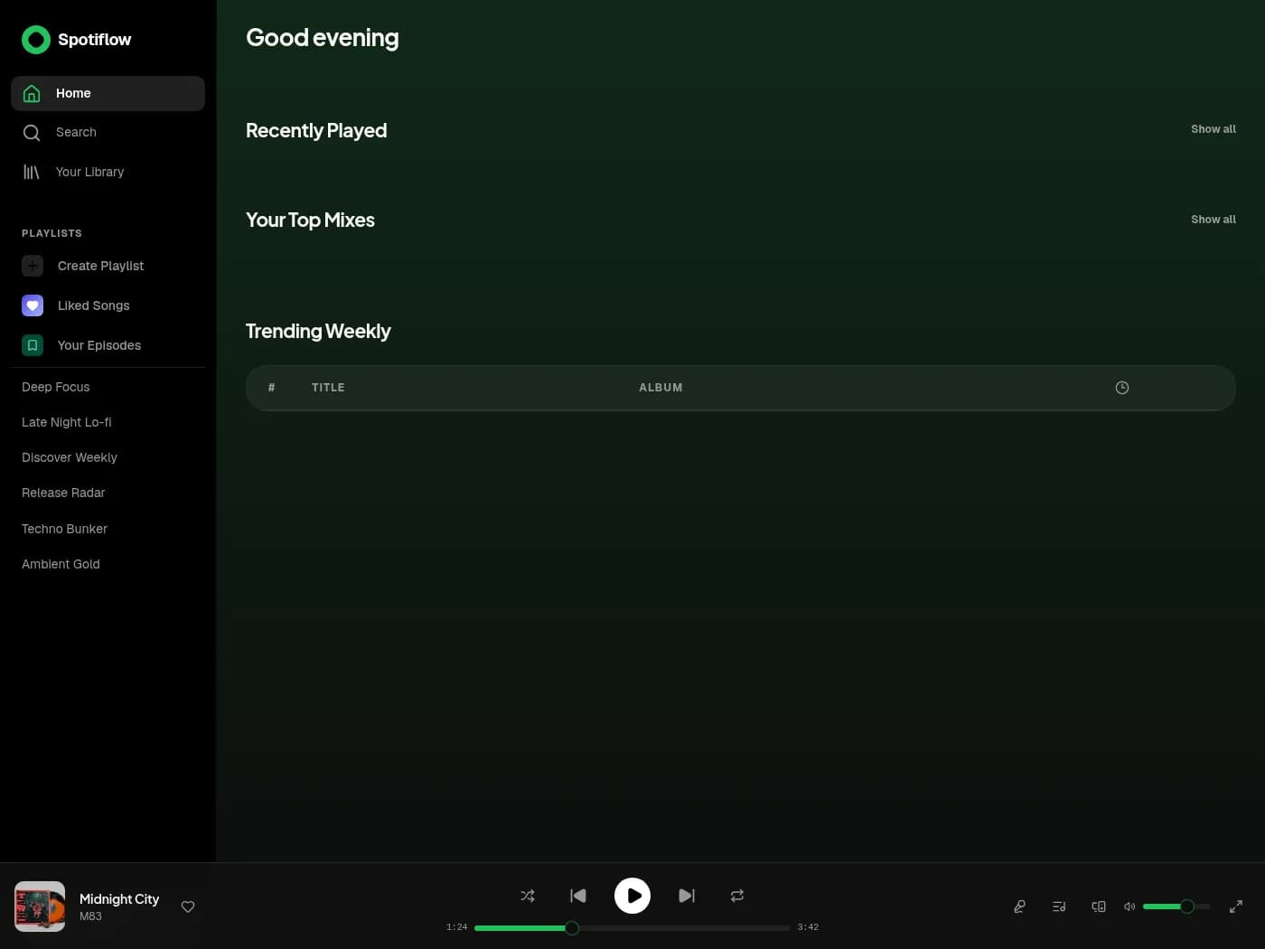 Spotiflow Web Player