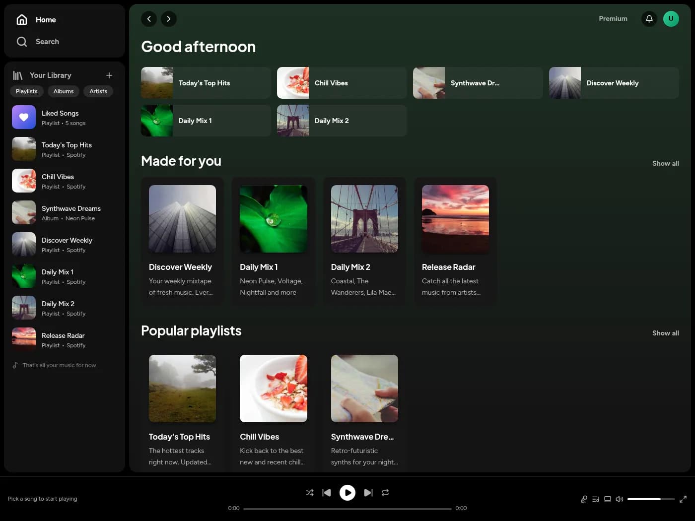 Spotify Clone