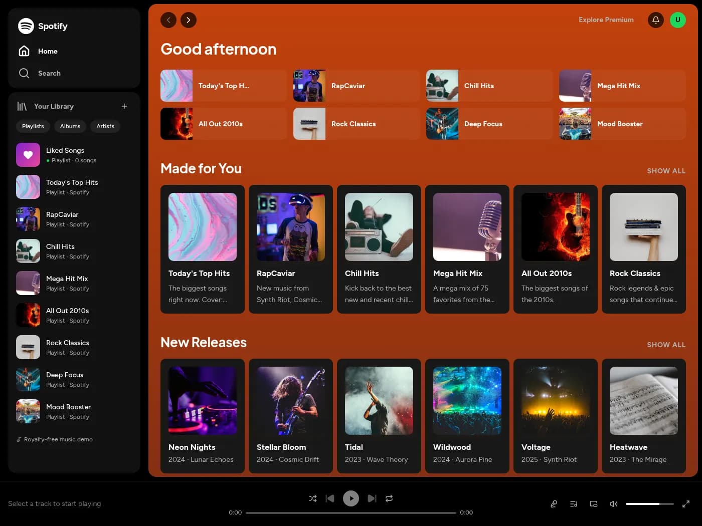 Spotify Clone
