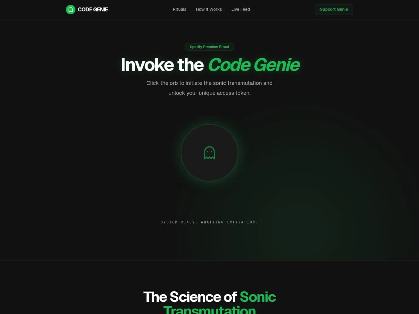Spotify Premium Code Genie