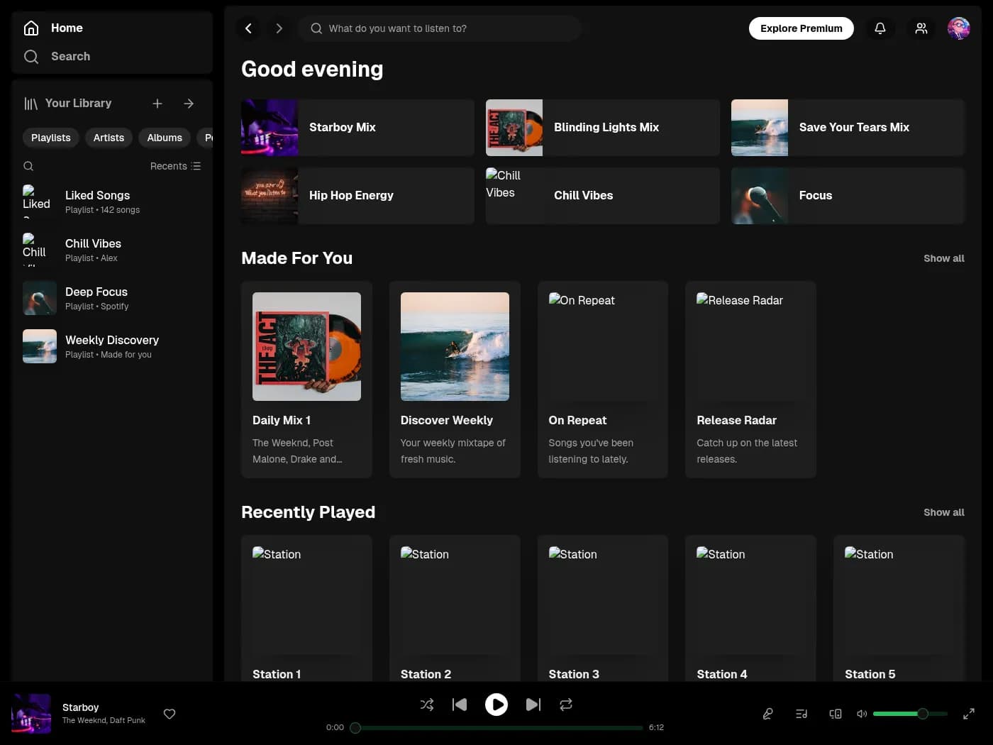 Premium Music Player