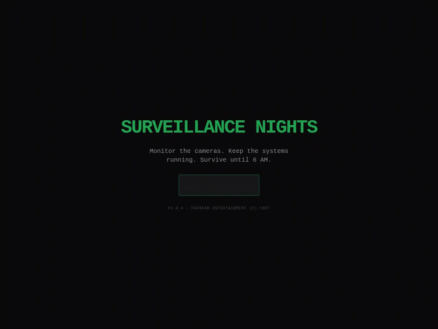 Springtrap Surveillance Game