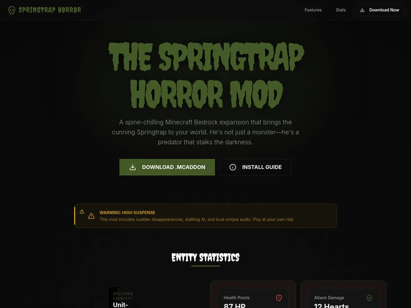 The Springtrap Horror Mod