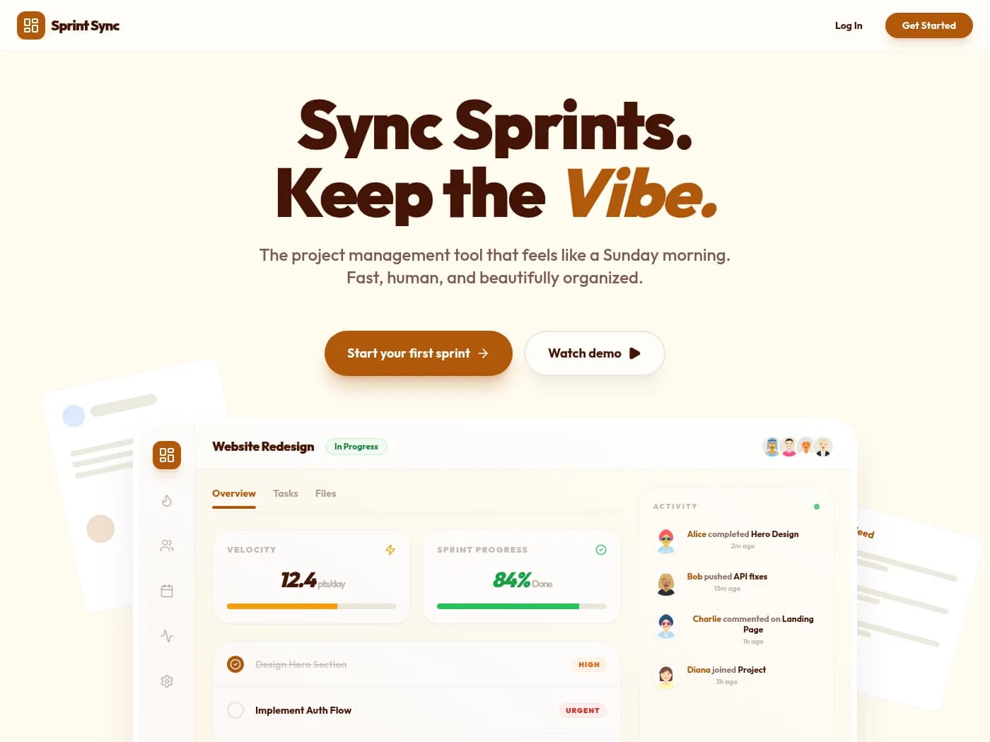Sprint Sync Dashboard