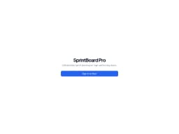 SprintBoard Pro