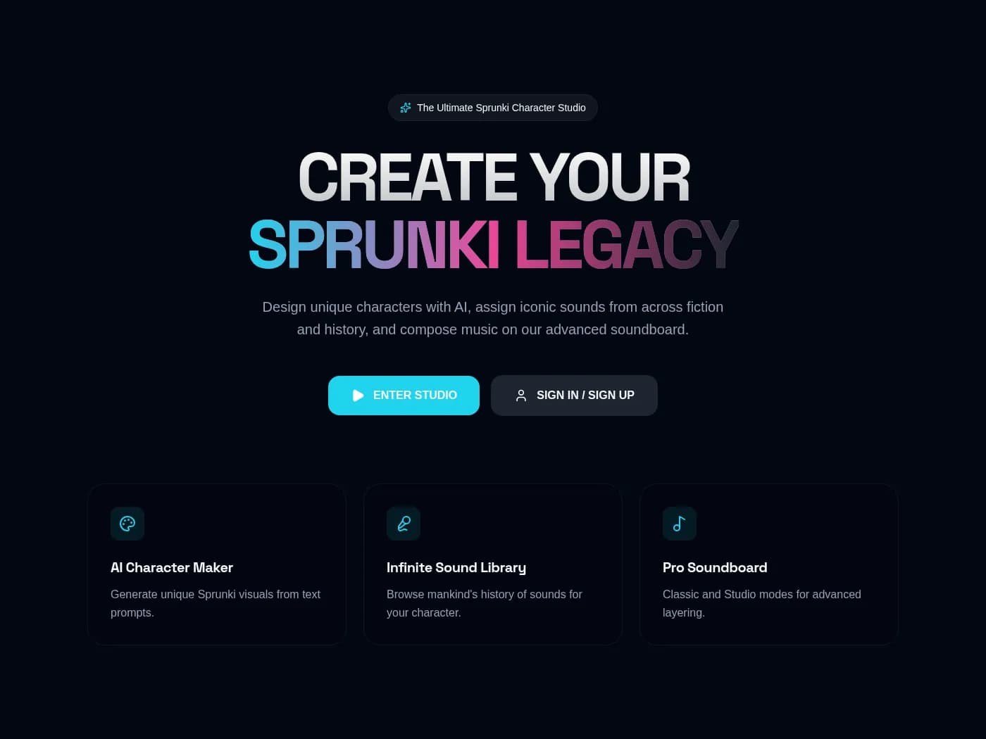 Sprunki Maker Studio