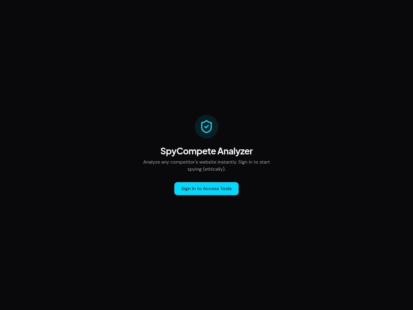 SpyCompete Analyzer