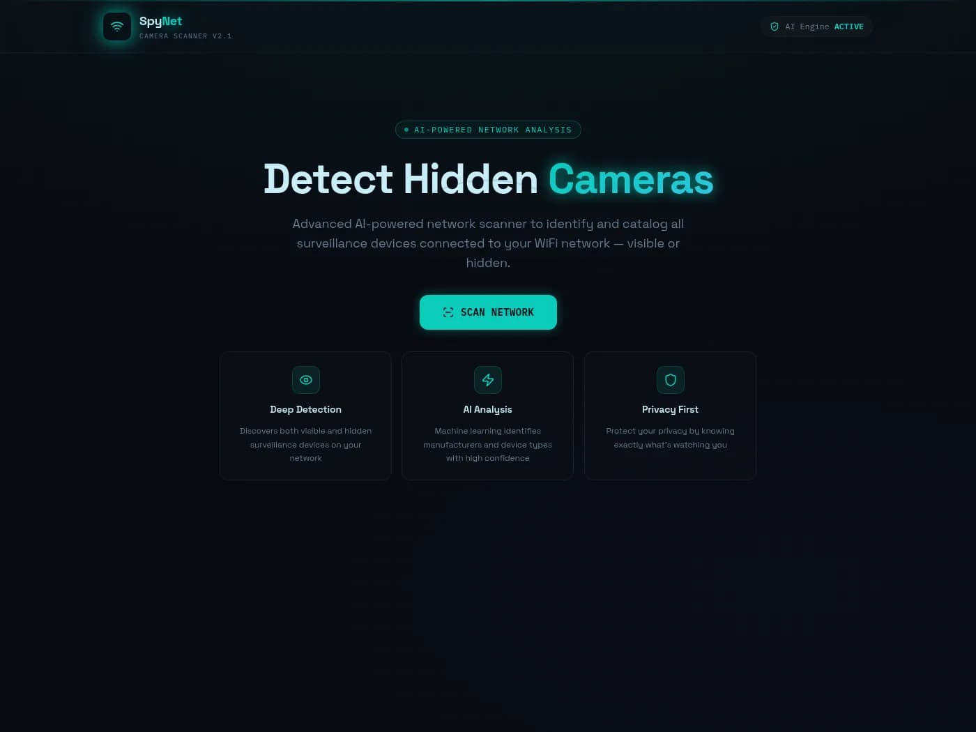 SpyNet Camera Scanner