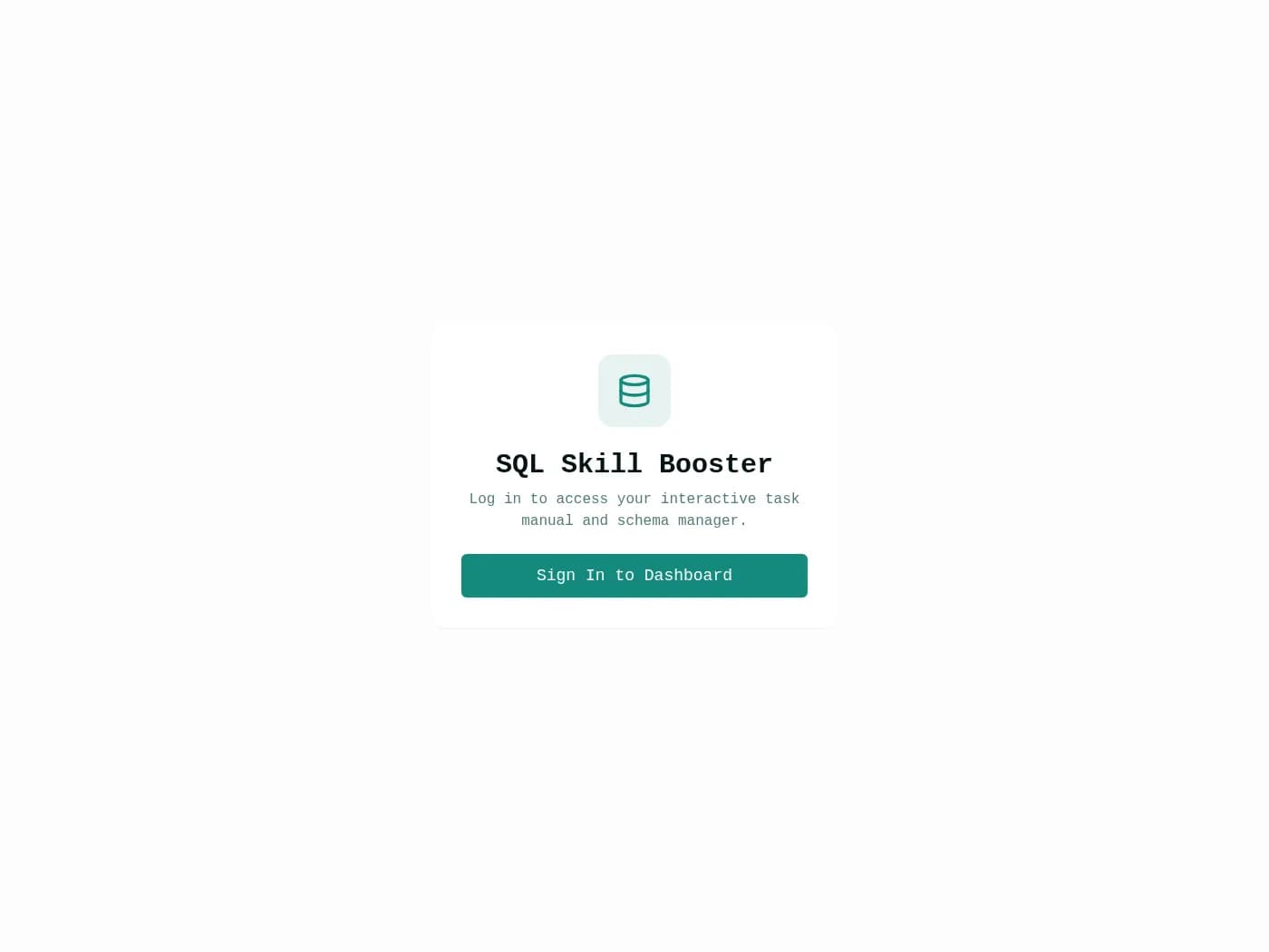 SQL Skill Booster Guide