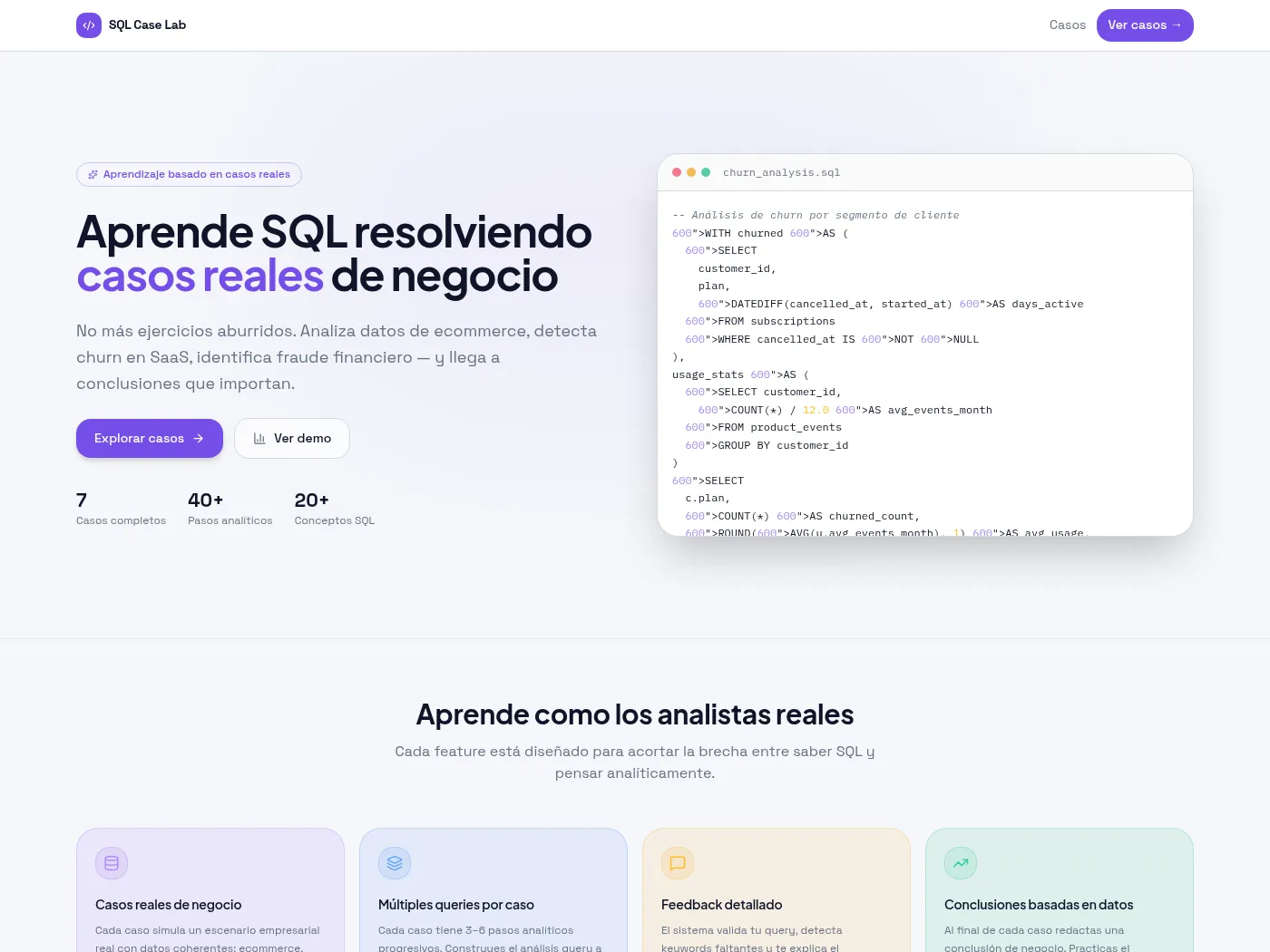 SQL Case Lab