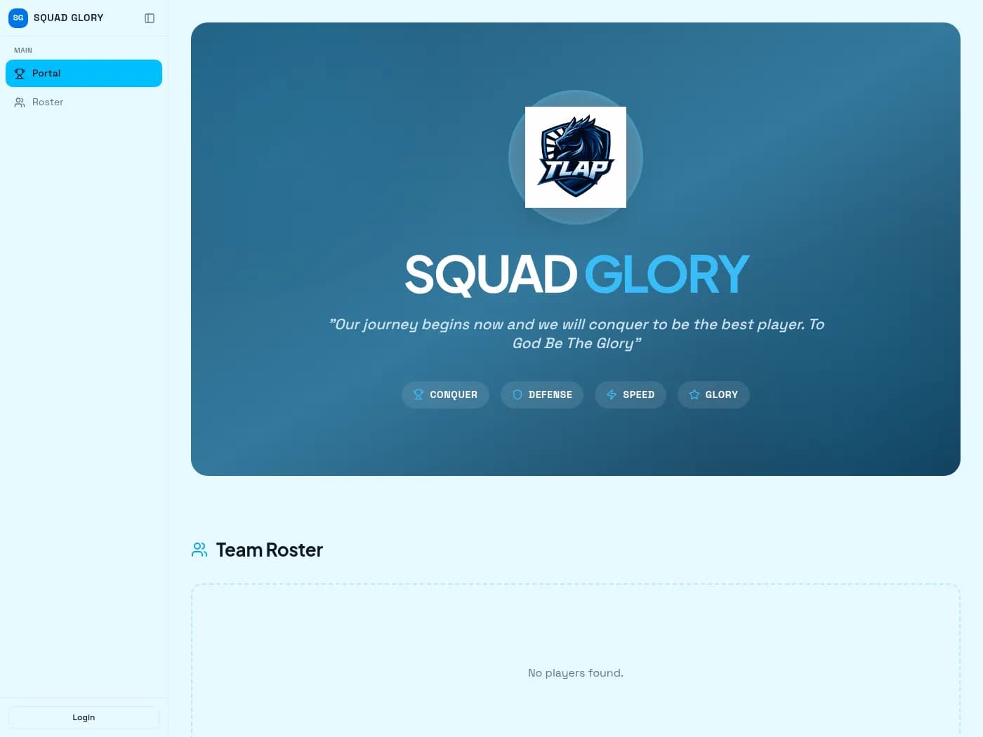 Squad Glory Portal