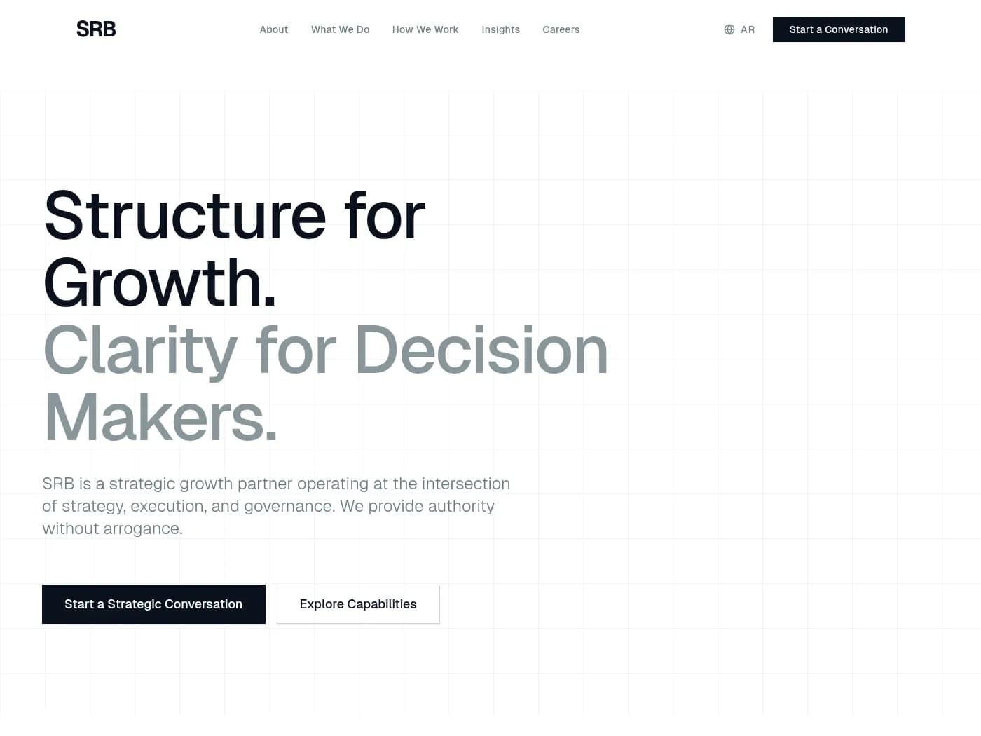 SRB Strategy Website