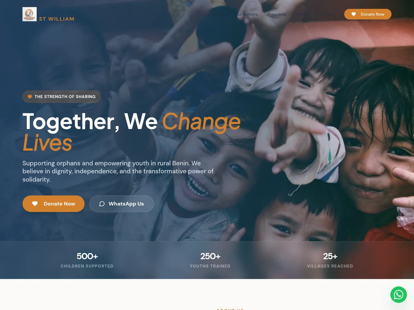 St William NGO Website