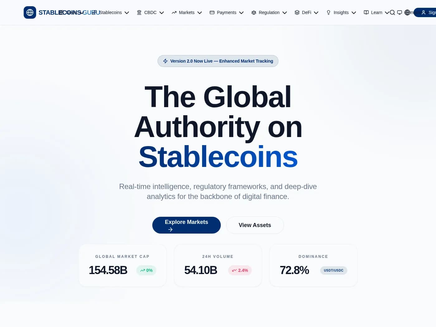 Stablecoins Guru Platform