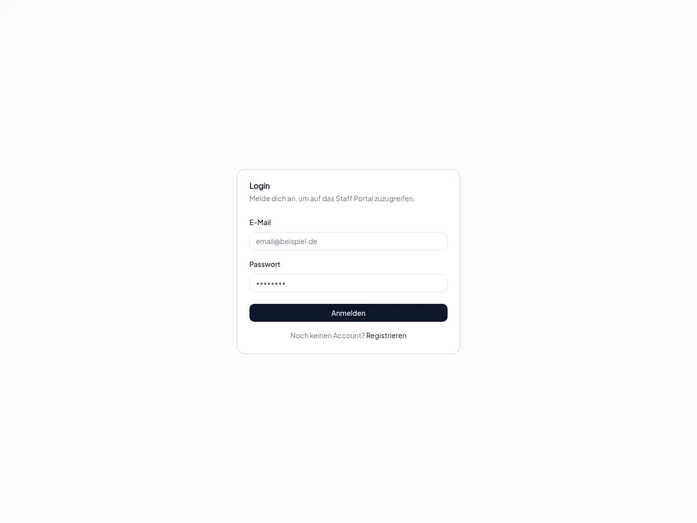 Staff Portal Pro