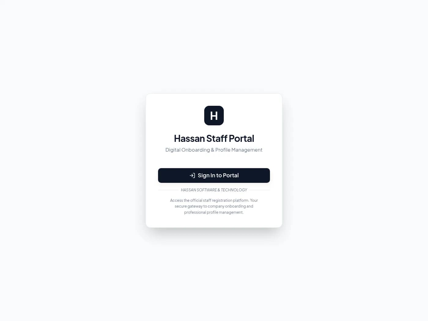 Hassan Staff Registration