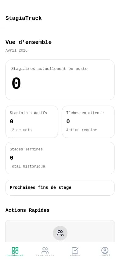 StagiaTrack Mobile