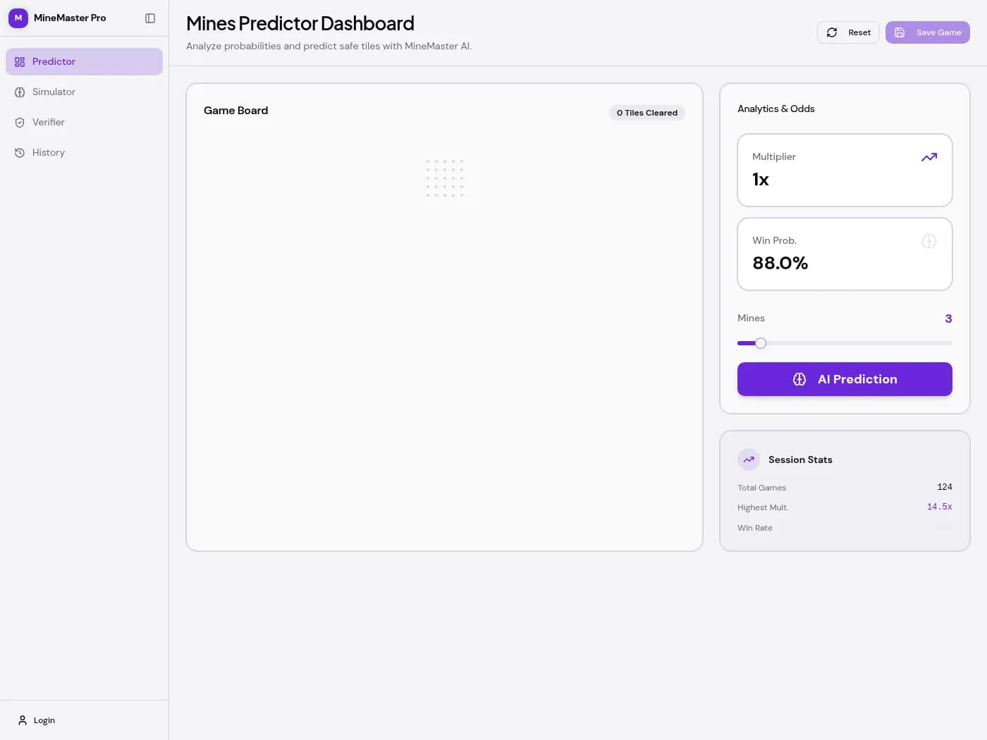 Stake Mine Predictor