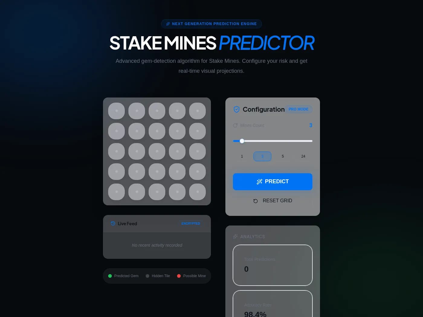 Stake Mines Predictor
