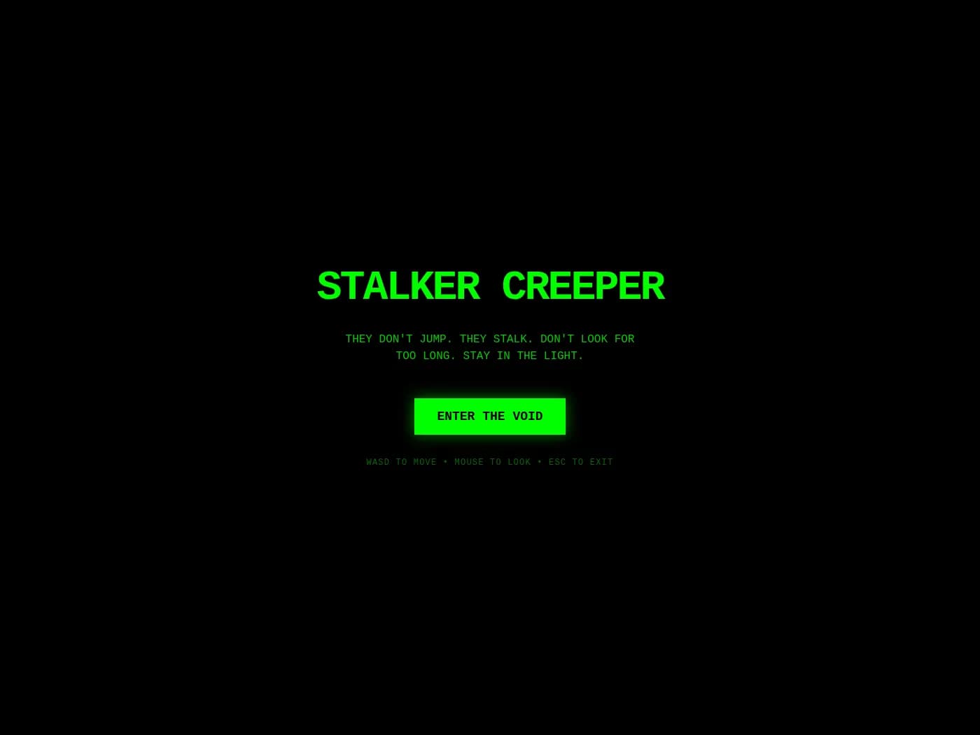 Stalker Creeper Mod