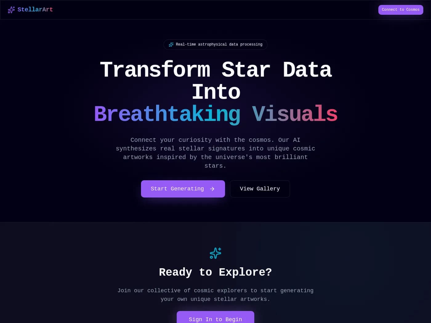 StellarArt Generator