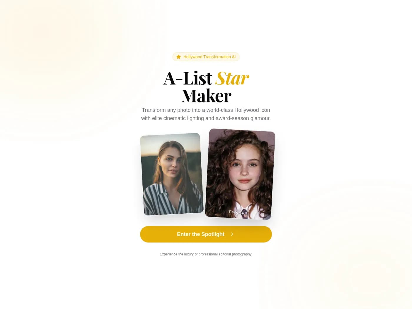 A-List Star Portrait Maker