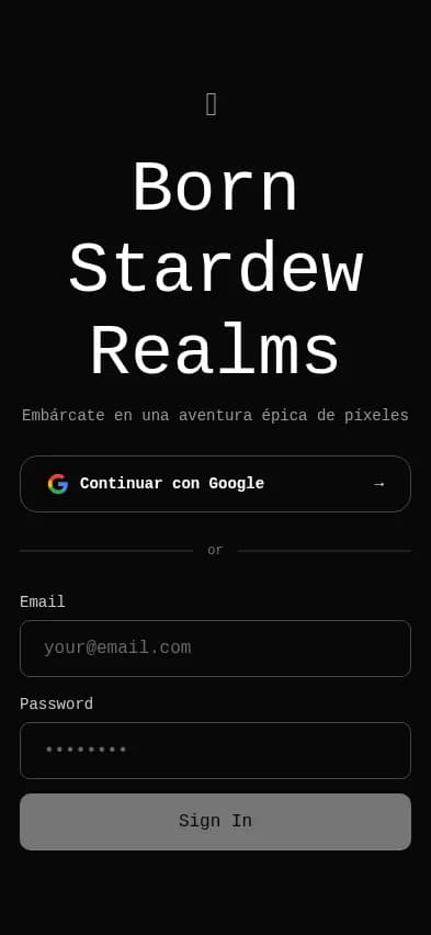 Born Stardew Realms