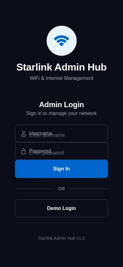 Starlink Admin Hub