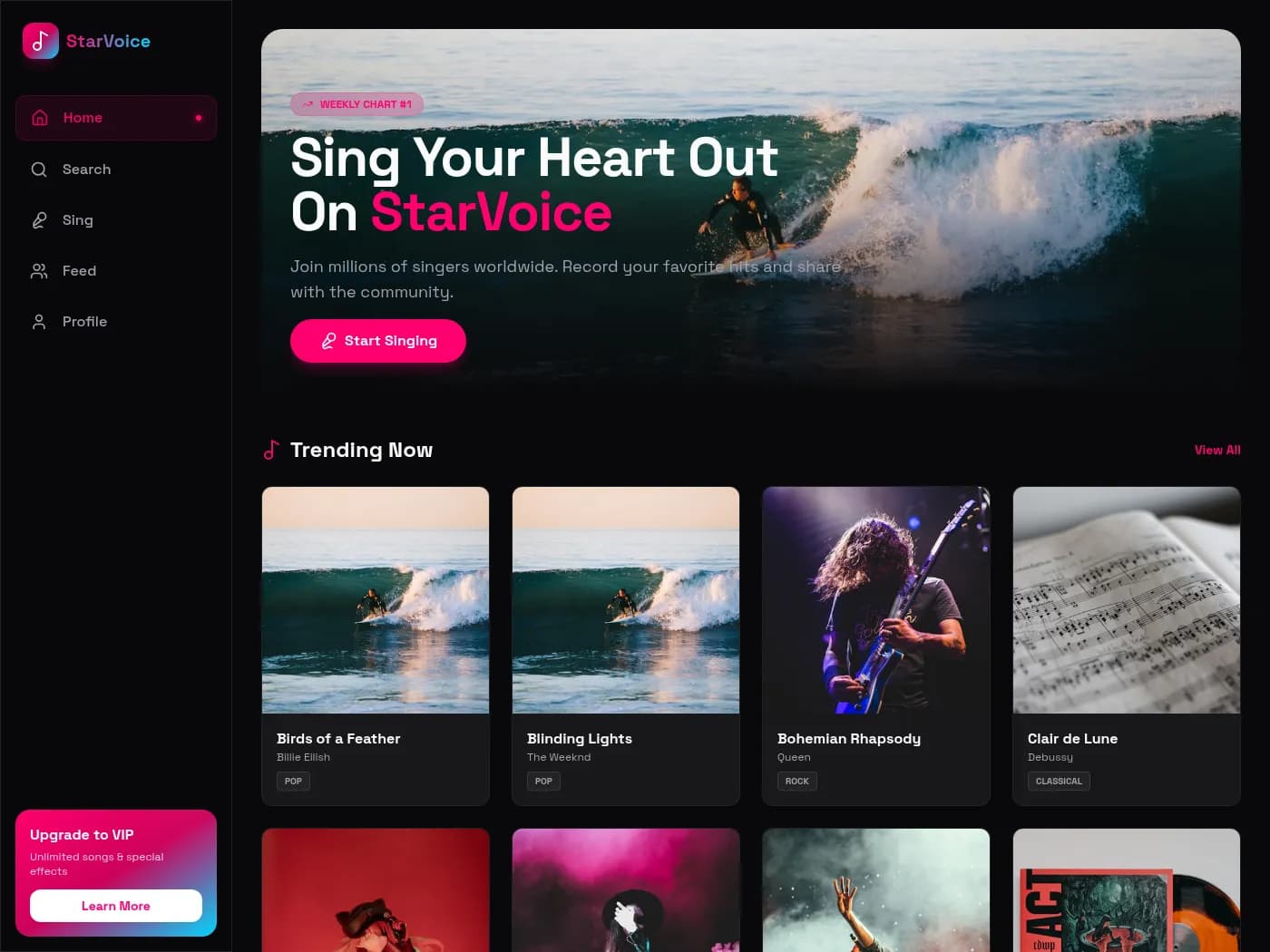 Starmaker Clone