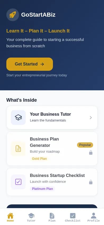 StartABiz Mobile