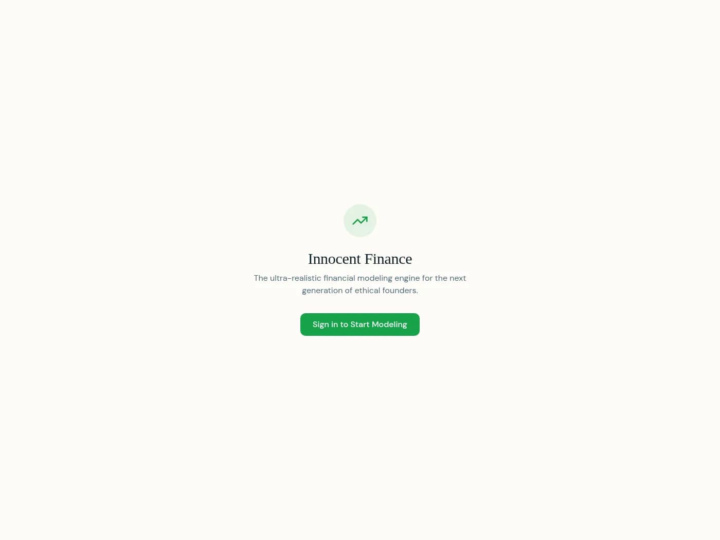 Innocent Finance Modeler